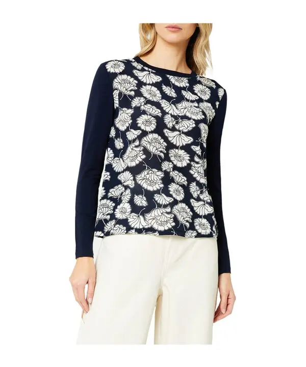 Max Mara Floral Knit Top