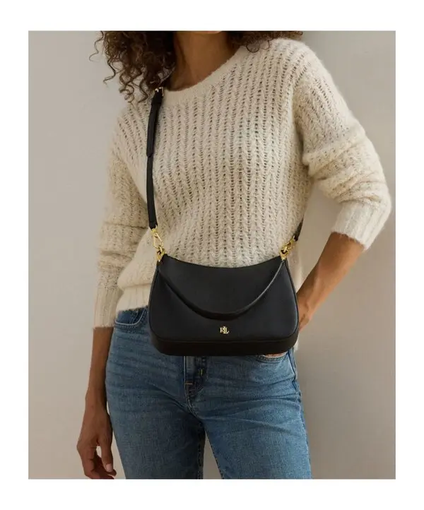 Ralph Lauren Danni Leather Shoulder Bag
