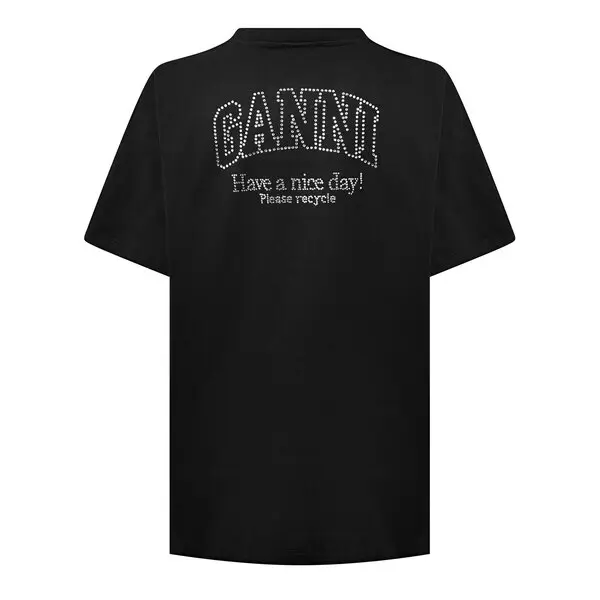 GANNI Crew Neck T-shirt