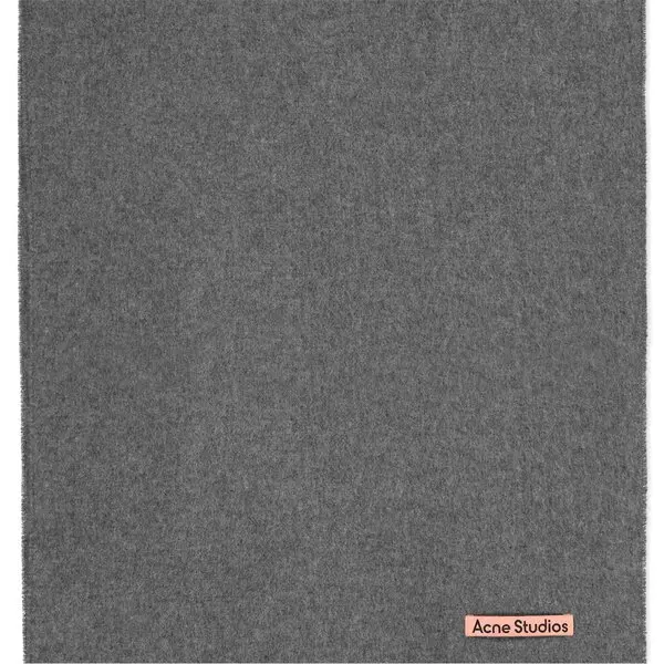 Acne Studios Fringed Scarf - Gray
