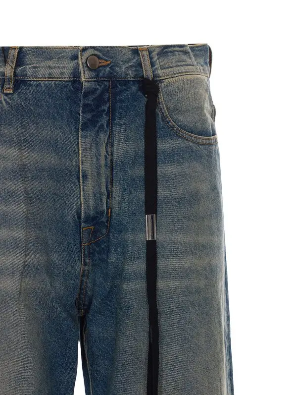 ANN DEMEULEMEESTER Alarik Flared Cropped Jeans - Sky-blue