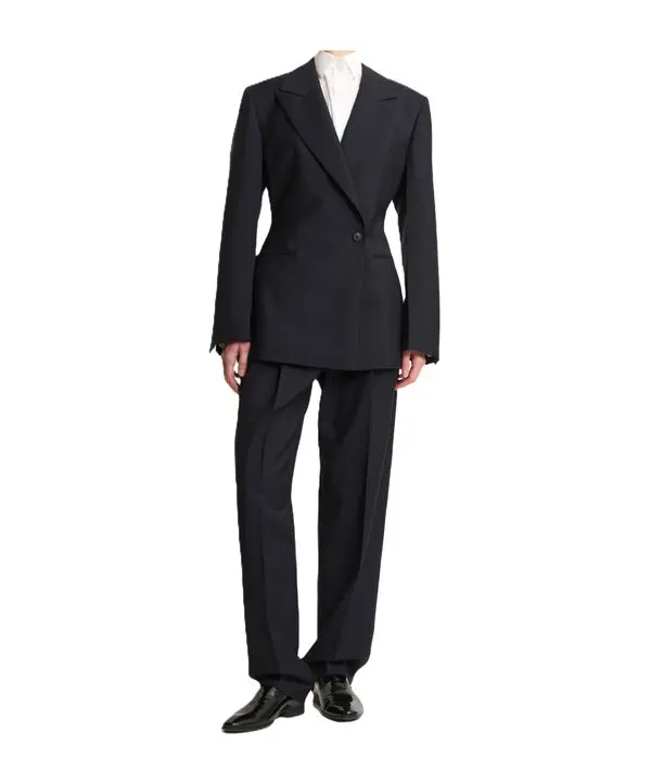 RÓHE Long Sleeve Single-breasted Suit Jacket
