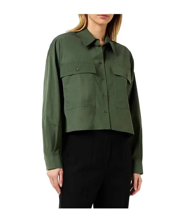 Max Mara Carter Long-sleeve Plain Shirt