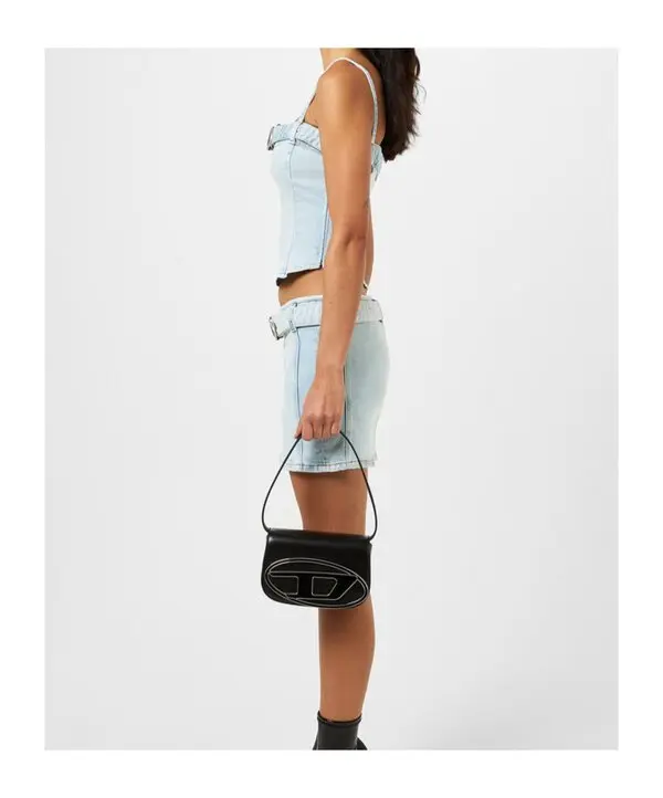 DIESEL® 1dr Shoulder Bag - Black