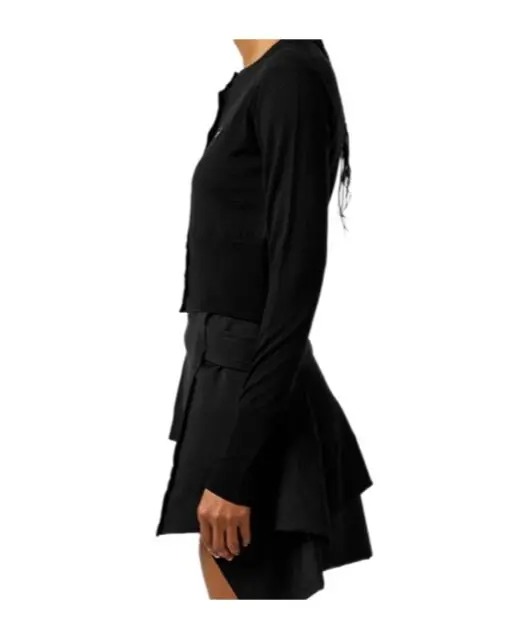 VIVIENNE WESTWOOD Logo Wool Bea Cropped Cardigan