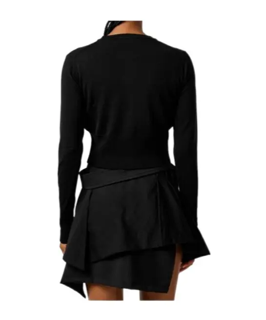 VIVIENNE WESTWOOD Logo Wool Bea Cropped Cardigan