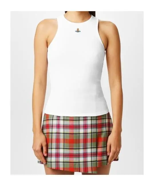 VIVIENNE WESTWOOD Embroidered Logo Cotton Vest