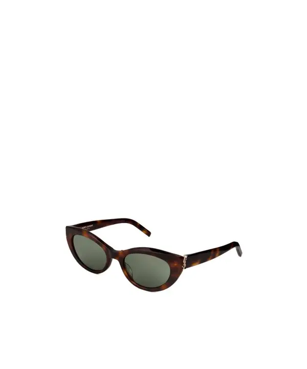 Saint Laurent Full Frame Logo Sunglasses - Black