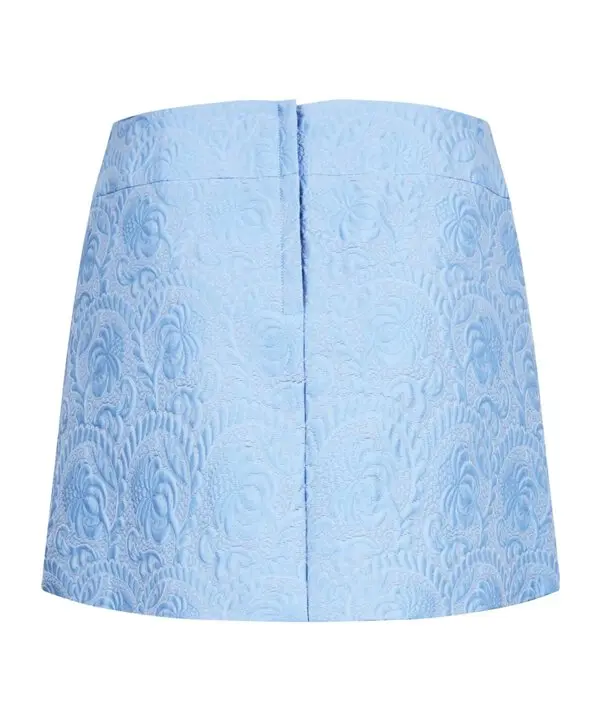 Dolce & Gabbana Floral Jacquard A-line Mini Skirt