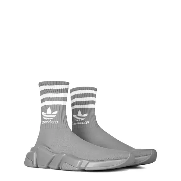 Balenciaga Knitted Sock Sneakers - Gray
