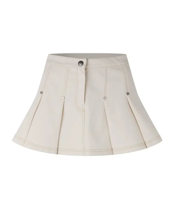 Palm Angels Pleated Mini Skirts