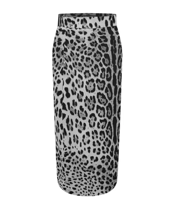 Dolce & Gabbana Animal Print High-waisted Skirt