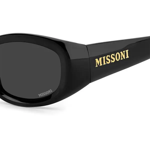 Missoni Oval Logo Detail Sunglasses