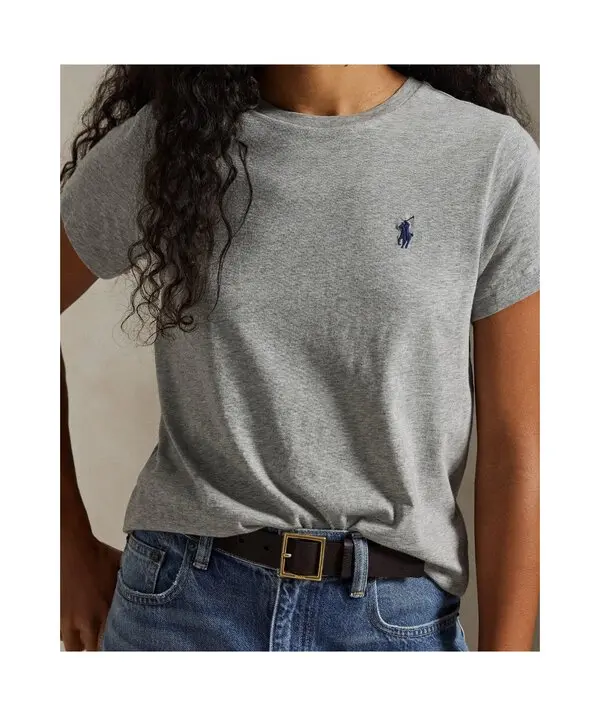 Polo Ralph Lauren Crewneck T-shirt With Logo - Black