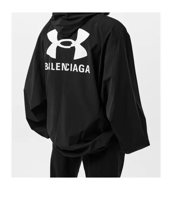 Balenciaga Zip-up Hooded Casual Jacket