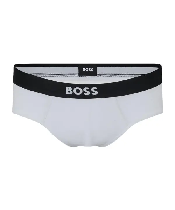 Hugo Boss Three-pack Of Logo-waistband Briefs