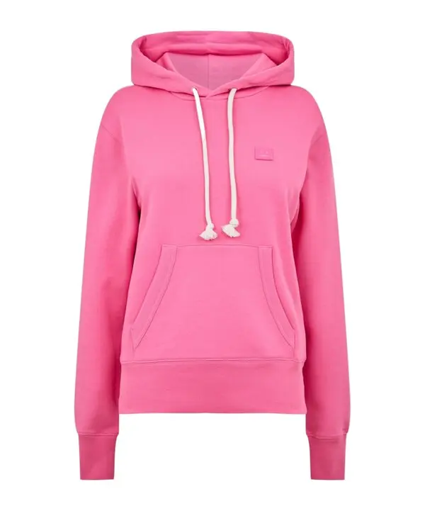 Acne Studios Long-sleeved Hooded Sweatshirt - Pink
