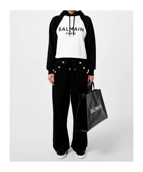 Balmain Drawstring Waist Track Pants