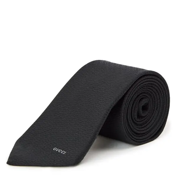 Gucci Classic Neck Tie - Black