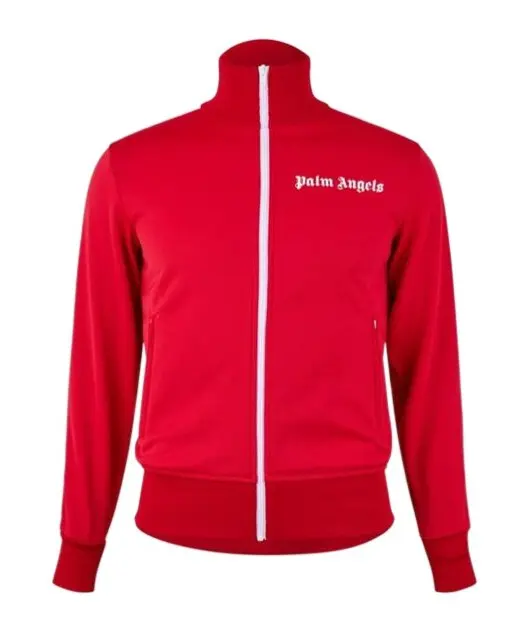 Palm Angels Classic Track Jacket With Logo Detail