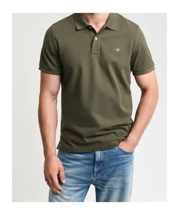 Gant Logo Short Sleeve Polo Shirt