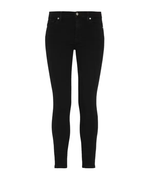 7 For All Mankind High Waist Skinny Crop Jeans
