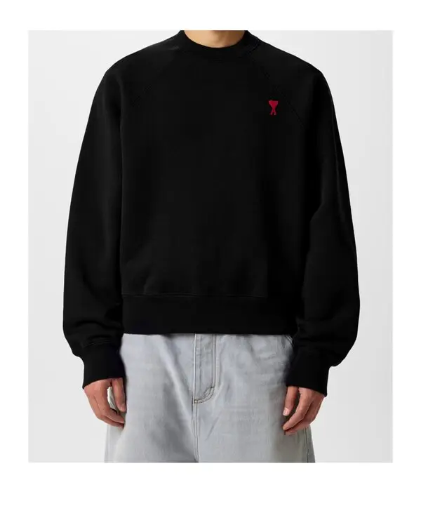 AMI Paris De Coeur Crewneck Sweatshirt