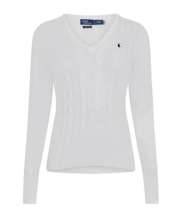Polo Ralph Lauren V-neck Sweater - White