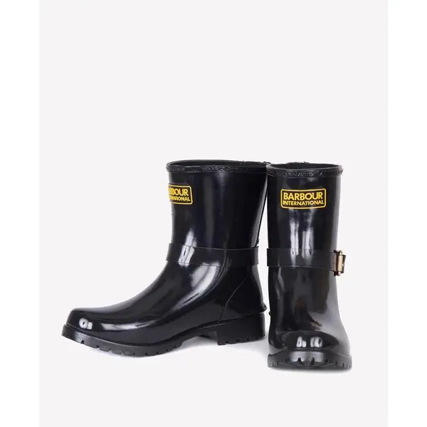 Barbour Short Warm Buckled Rain Boots