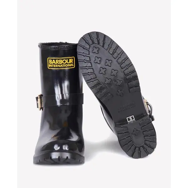 Barbour Short Warm Buckled Rain Boots