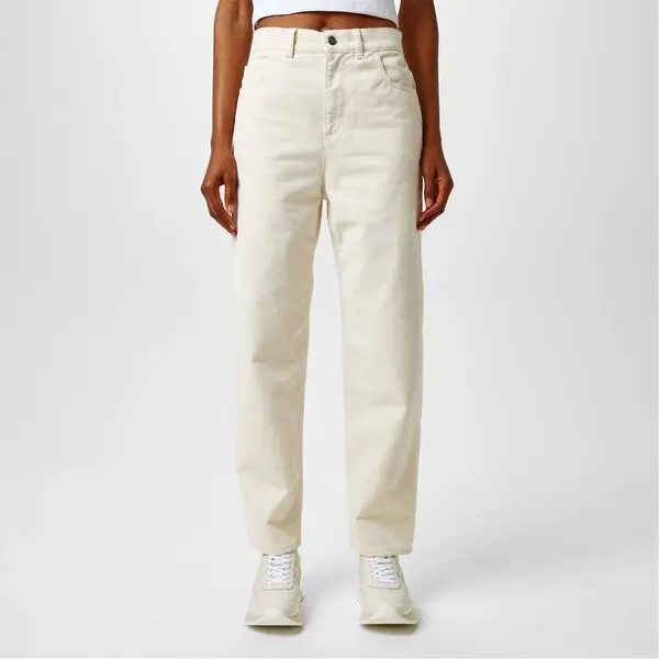 Moncler High-waisted Belt-loop Jeans