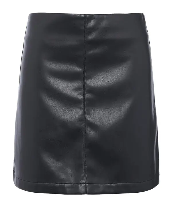 Barbour Peyton Faux-leather Mini Skirt