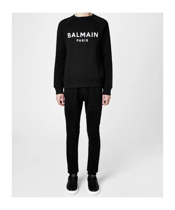 Balmain Print Logo Cotton T-shirt