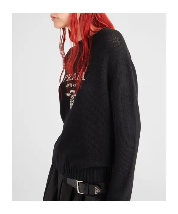 Prada Logo Knit Jumper