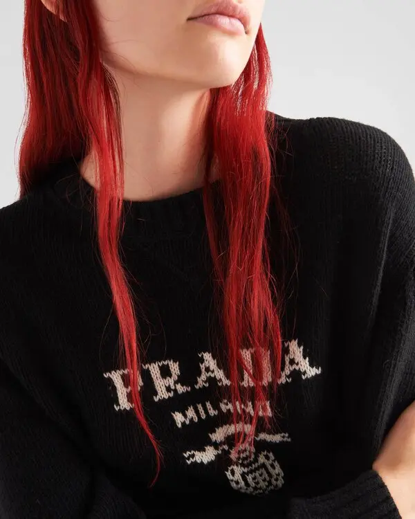 Prada Logo Knit Jumper