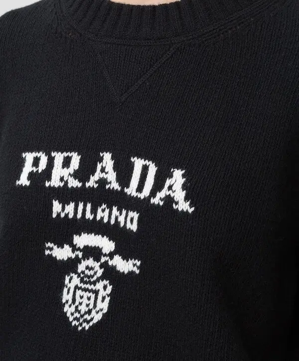 Prada Logo Knit Jumper