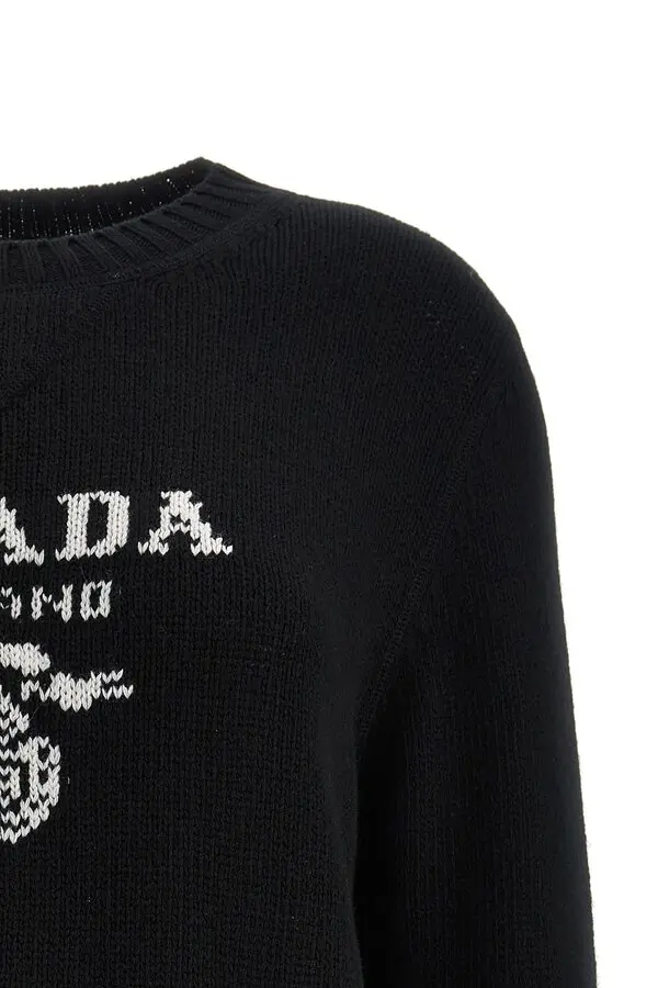 Prada Logo Knit Jumper