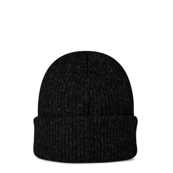 GANNI Oversized Ribbed Wool Beanie