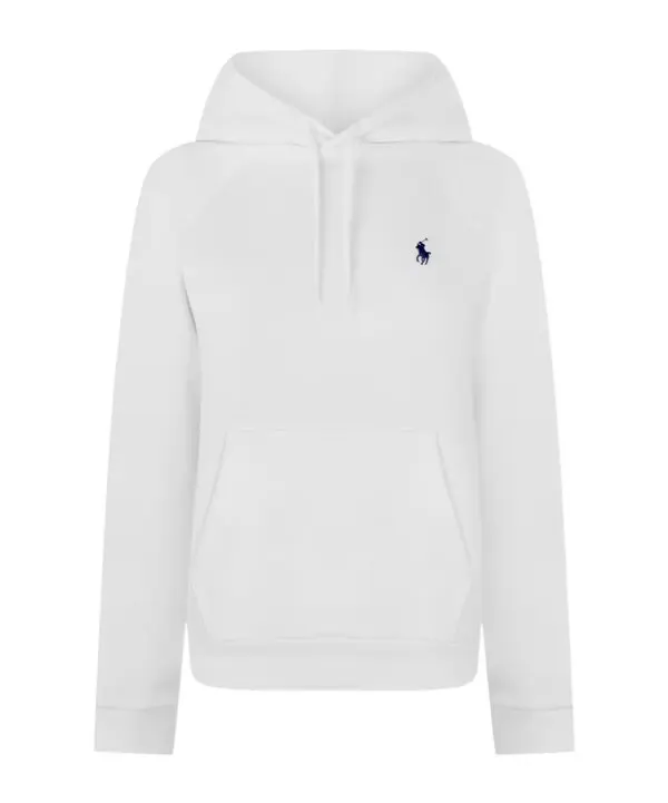 Polo Ralph Lauren Embroidered Pony Hoodie - White