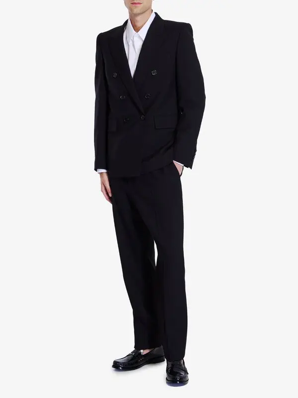 Saint Laurent Double-breasted Peak Lapel Jacket