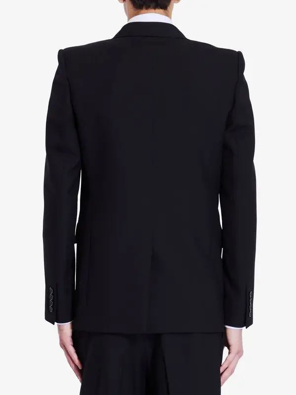 Saint Laurent Double-breasted Peak Lapel Jacket