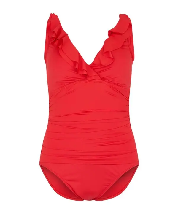 Ralph Lauren Ruffle-trim One-piece