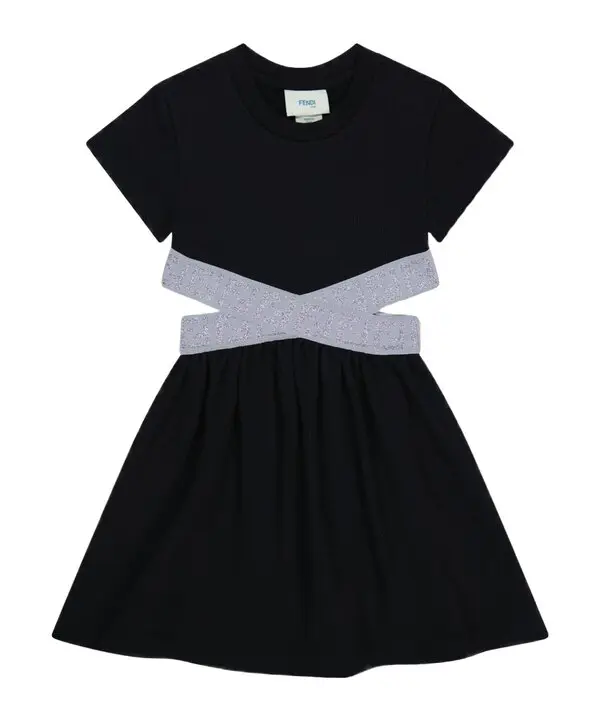 Fendi Logo Waist Dress