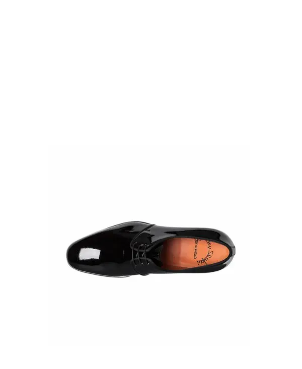 Santoni Patent Leather Lace-up Shoes