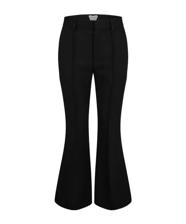 Bottega Veneta Embossed Flared Casual Trousers