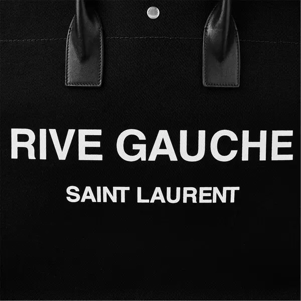 Saint Laurent Rive Gauche Logo Tote