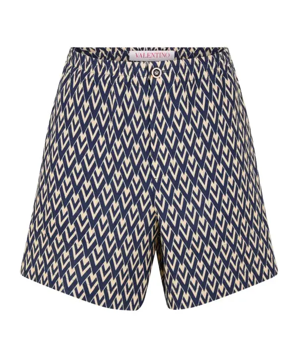 Valentino Garavani Printed Graphic Shorts