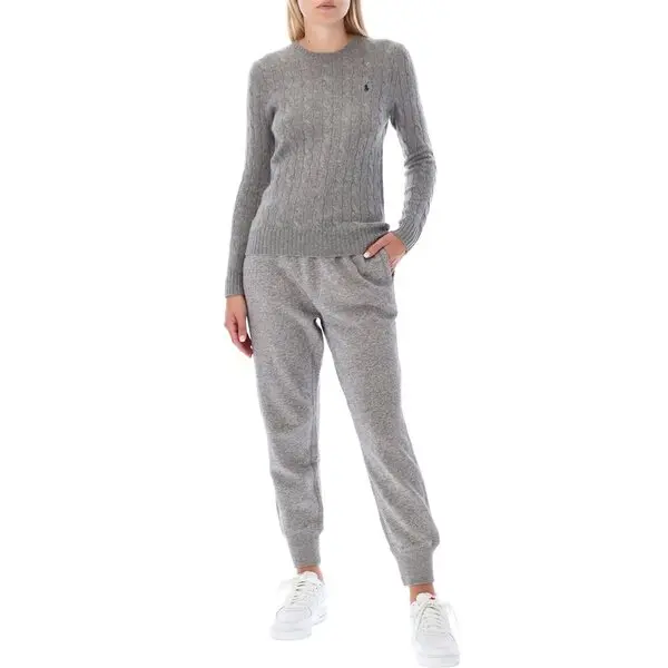 Polo Ralph Lauren Embroidered Track Pants - Gray