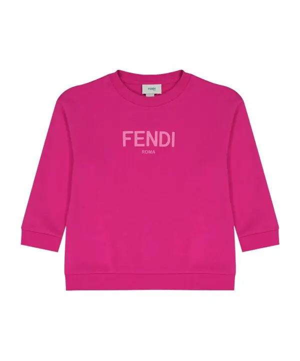 Fendi Round-neck Logo Sweatshirt