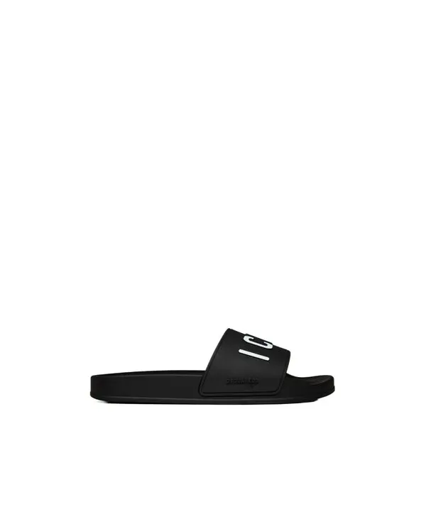 Dsquared2 Printed Flat Slippers